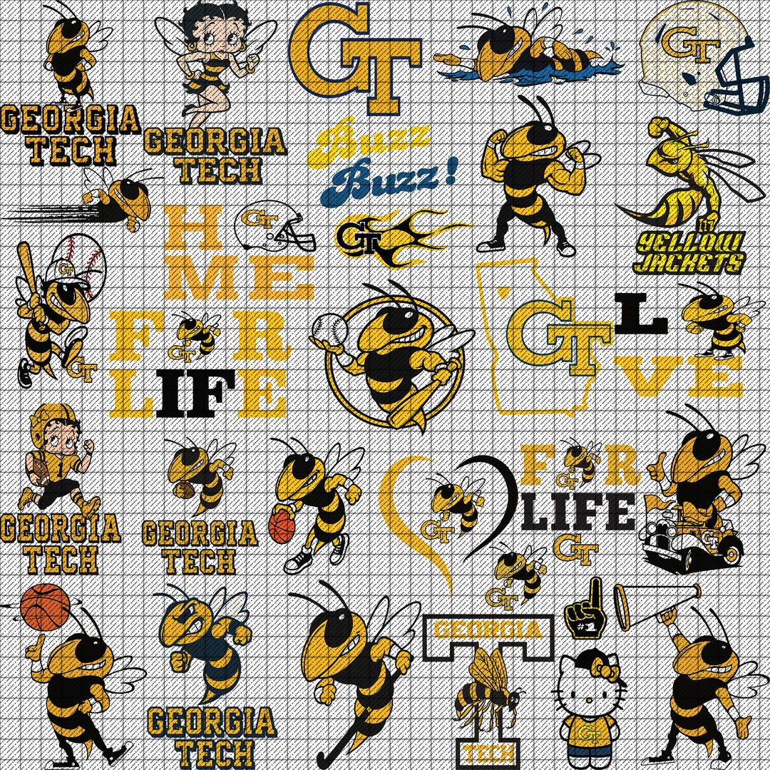 Yellow Jackets Svg Bundle, Georgia Tech SVG Png Clipart, Cut Files for ...