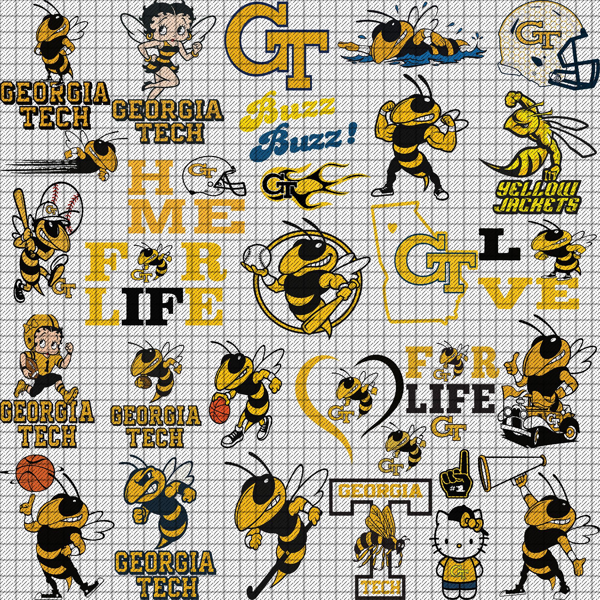 Yellow Jackets Svg Bundle, Georgia Tech SVG Png Clipart, Cut Files for ...