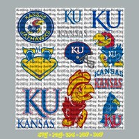 Kansas Red and Blue Football Stars PNG, KS Football Svg, Kansas ...