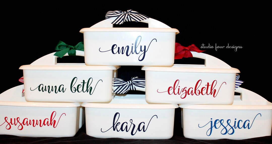 Personalized Shower Caddy {LARGE} - Must-haves for Camp, Dorm Room ...