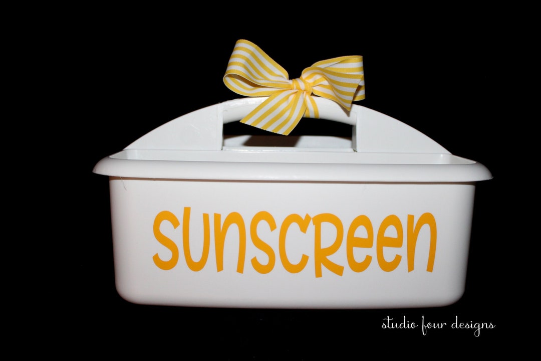 Customized Pool Caddies | Goggles Container | Sunscreen Caddies ...