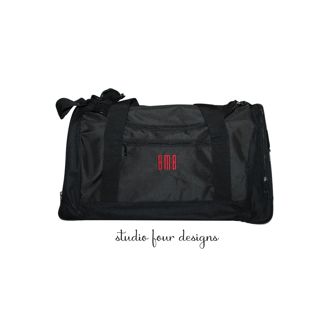 Personalized Sports Duffel Bag Embroidered Travel Bag Gym Bag Groomsmen ...