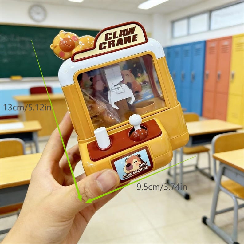 Mini Capybara Claw Machine Toy – Fun Ball-catching Game, Interactive ...