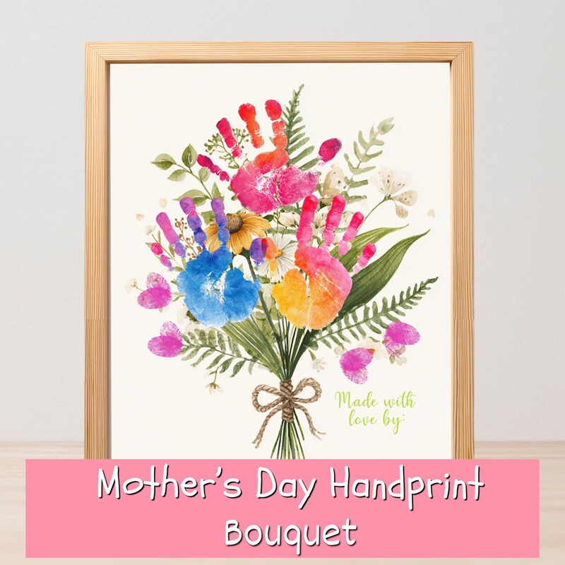 Handprint Flower Bouquet - Etsy