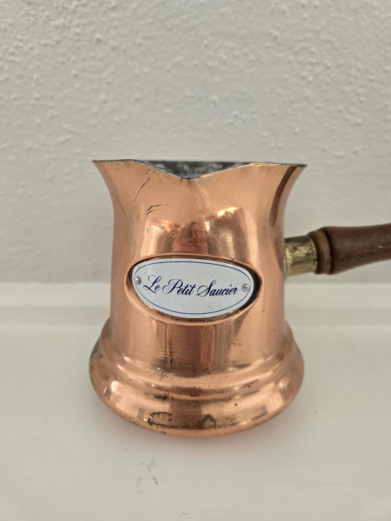 Vintage Copper Saucier Pot - Etsy