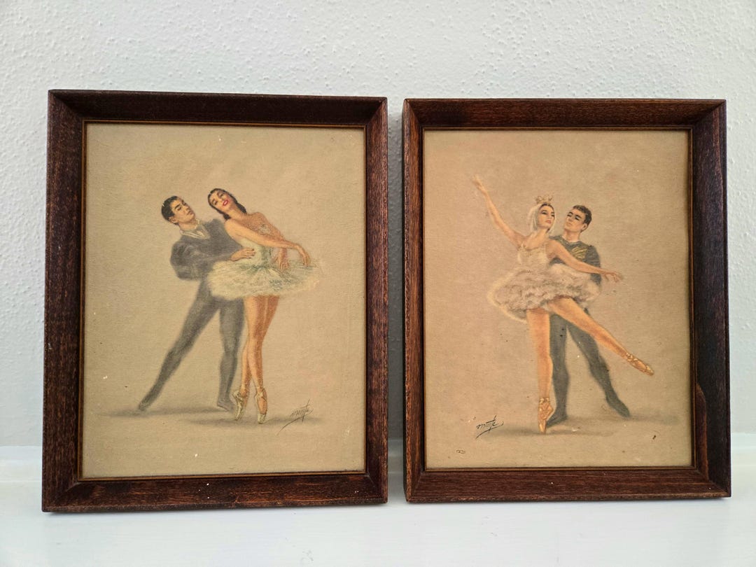 Vintage Monte Ballerina Prints, Prints for Girls Room - Etsy