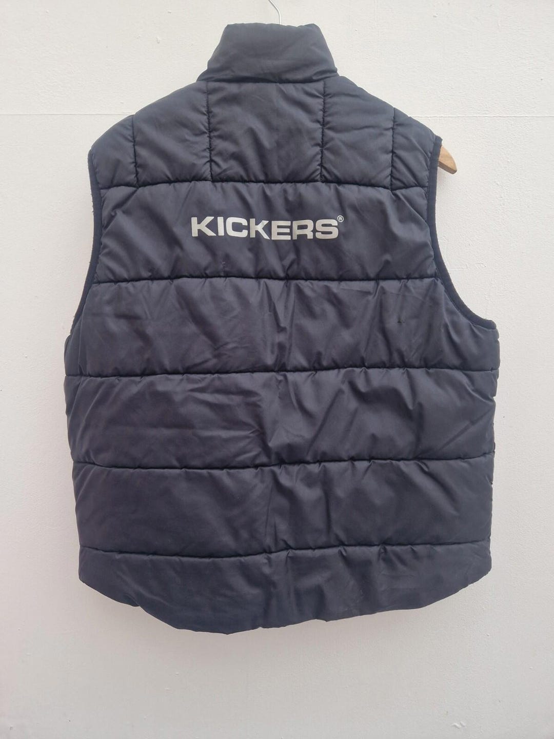 Kickers 90s Vintage Reversible Body Warmer Gilet Uk Size M Gc - Etsy
