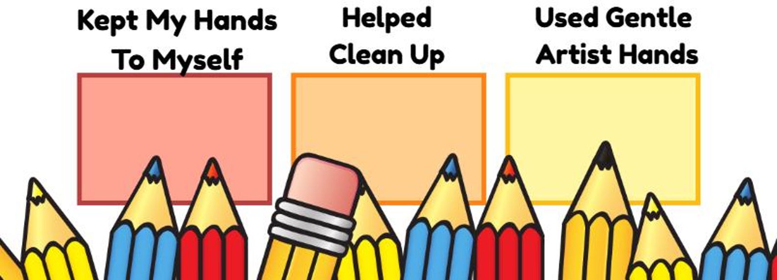 Crayon Behavior Chart for Kids | Printable Positive Choices Chart ...