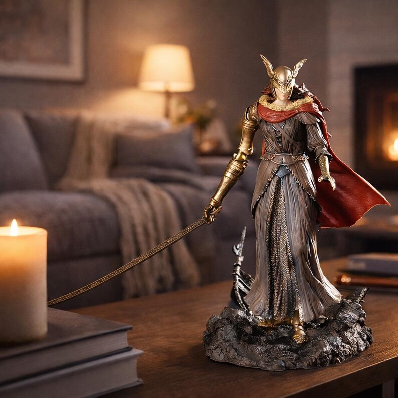 Elden Ring Inspired Valkyrie Figurine – Soulslike Dark Fantasy RPG ...