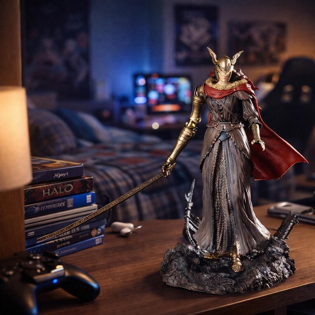 Elden Ring Inspired Valkyrie Figurine – Soulslike Dark Fantasy RPG ...