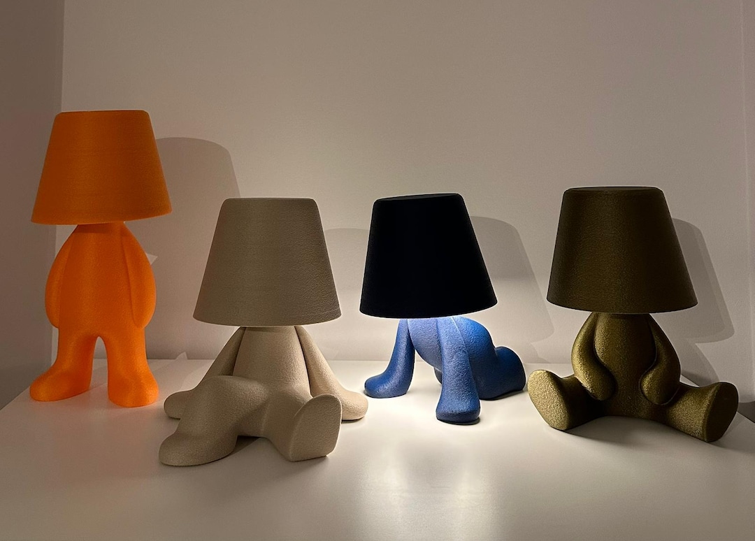 Loopy Lamps – Adorable Human-shaped Night Lights, Table Lamps Sitting ...