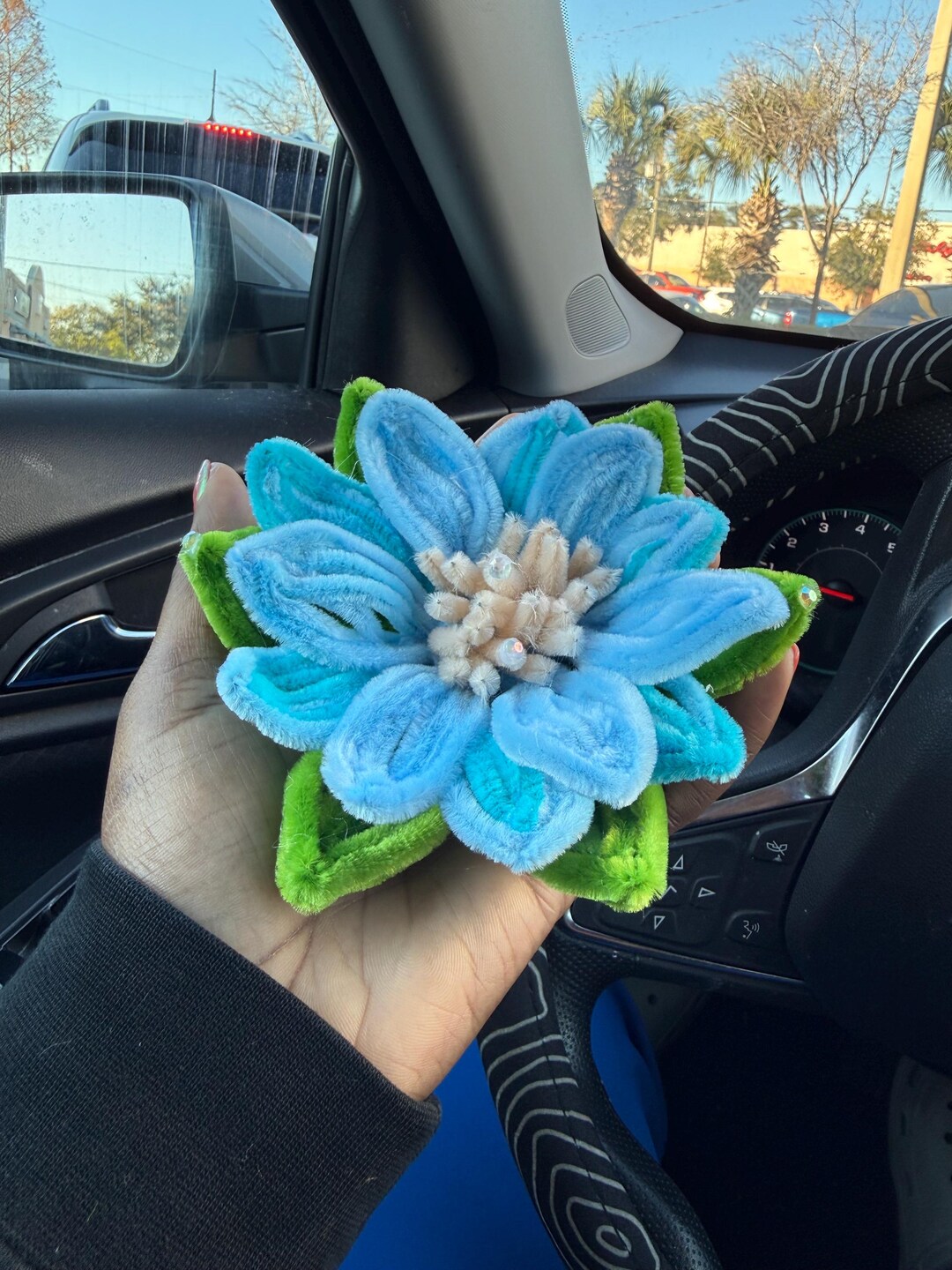 Handmade Pipe Cleaner Lotus Flower - Soft Plush Floral Decor - Etsy