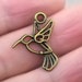 Hummingbird Charms, Filigree Flying Bird Pendant Beads, up to 40 Pcs ...