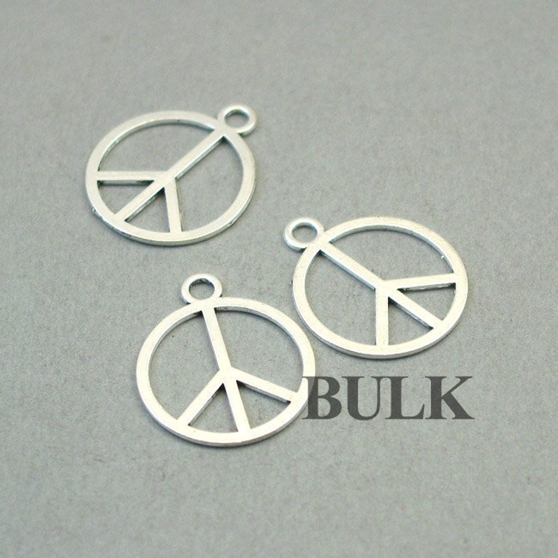 BULK 40 Peace Charms Wholesale Peace Sign Pendant Beads - Etsy