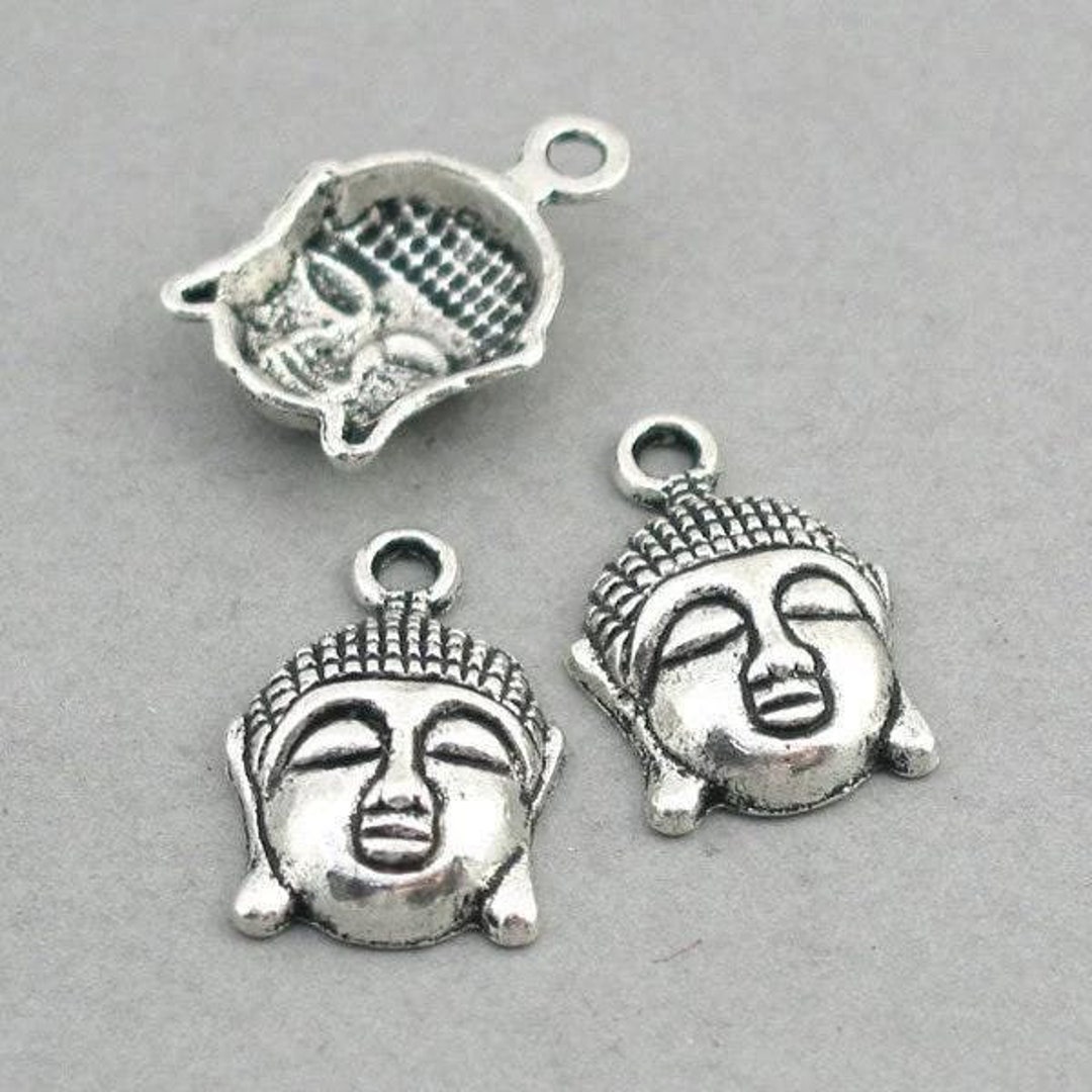 Buddha Charms, Buddha Face, Buddha Head Pendant Beads, up to 30 Pcs ...