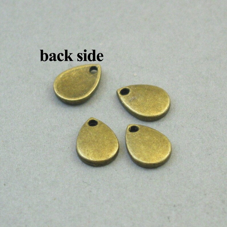 Drop Blank Charms Drop Stamping Blanks Drop Tag Pendant | Etsy