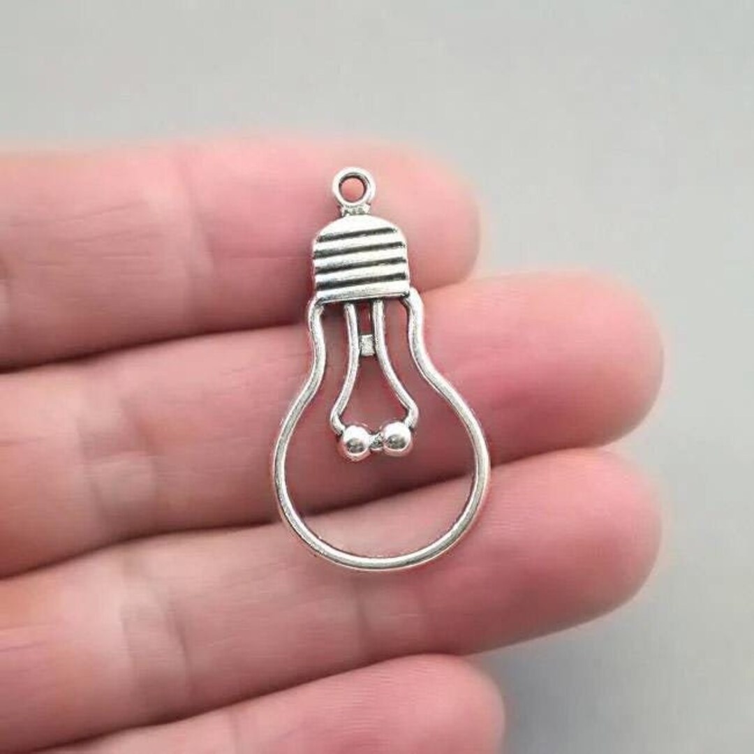 Light Bulb Charms, Light Bulb Pendant Beads, up to 15 Pcs, Antique ...
