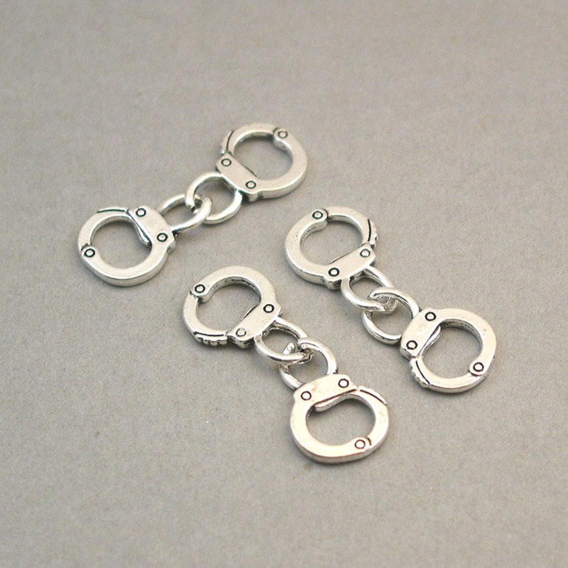 Handcuff Charm Connectors Handcuffs Link Pendant Beads up to - Etsy