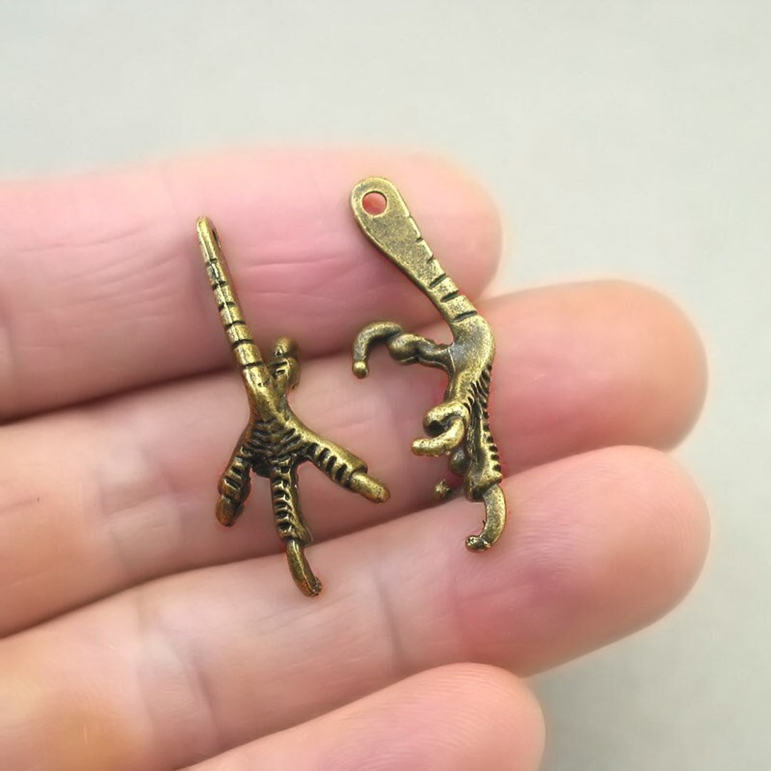 Talon Charms, Eagle Claw 3D Pendant Beads, up to 20 Pcs, Antique Bronze ...