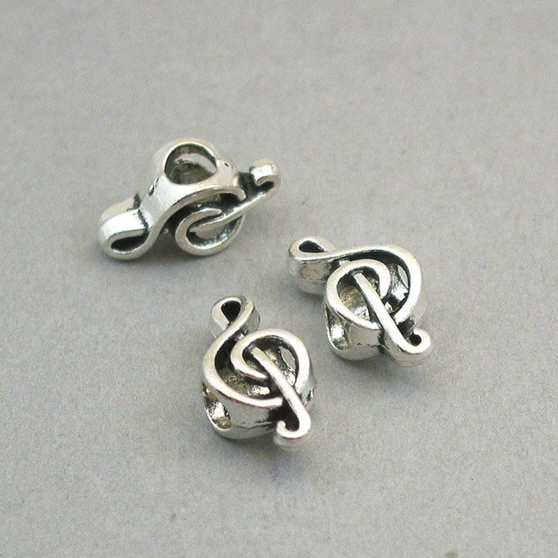 Treble Clef Large Hole Beads Music Note Pendant Beads up to - Etsy