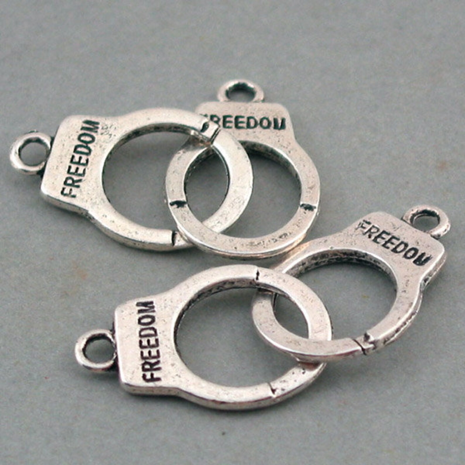 Handcuff Charm Connectors Handcuffs Links Pendant Beads up - Etsy
