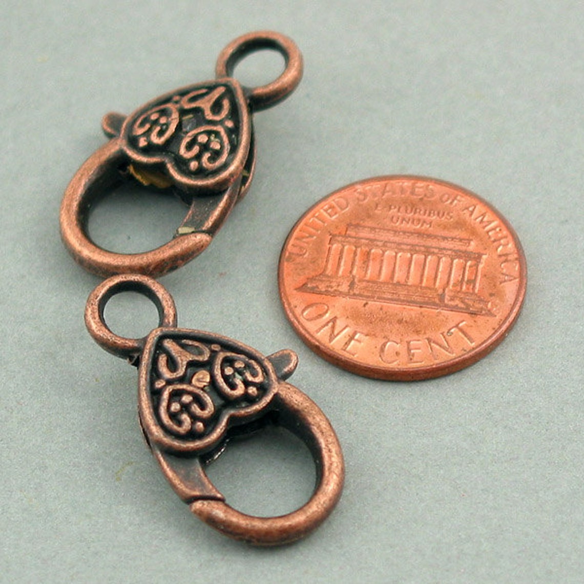 4 Lobster Clasps, Antique Copper 15x26mm BS01006H - Etsy