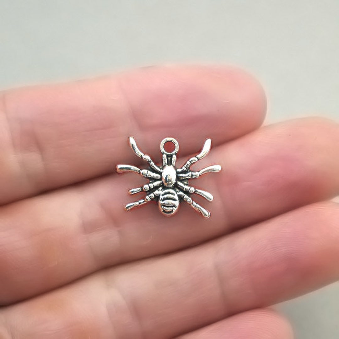 Spider Charms Halloween Spider Pendant Beads up to 16 Pcs - Etsy