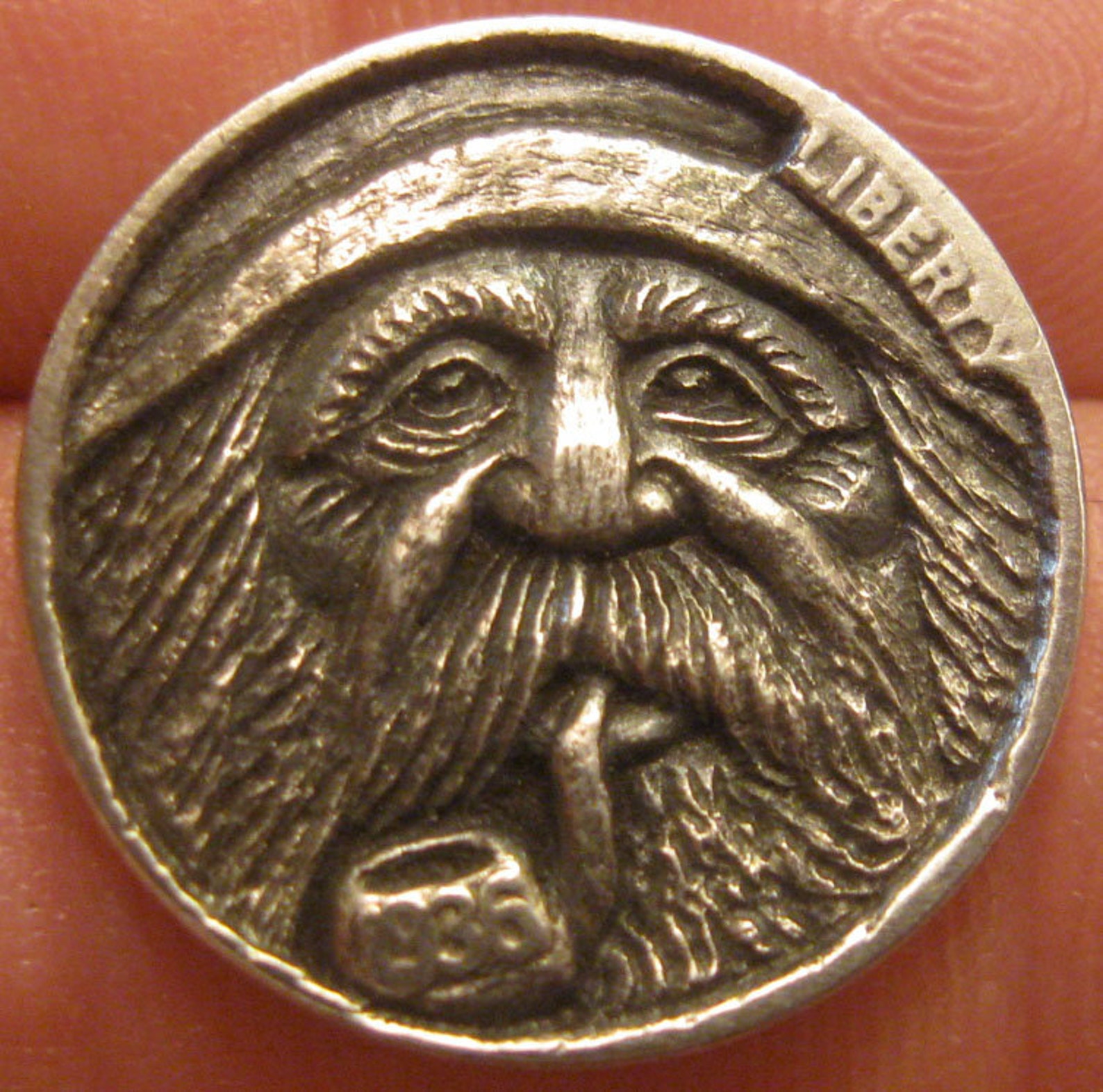 Deep Carved Hobo Nickel, I Love Carving Faces #13 - Etsy