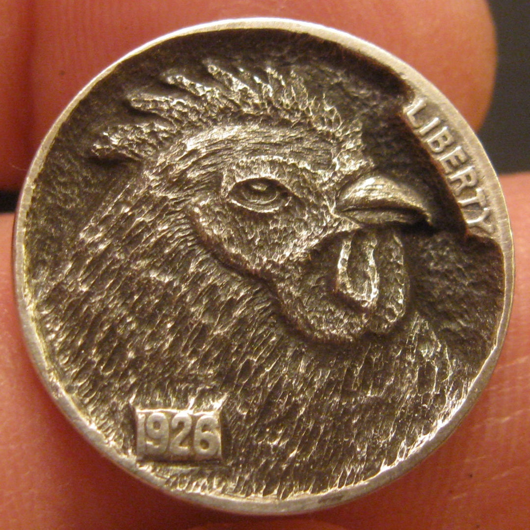 Deep Carved Hobo Nickel, Rooster - Etsy