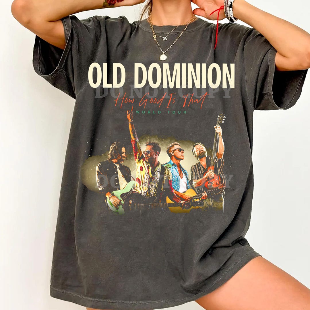 Comfort Colors Old Dominion World Tour T-shirt, Band Tee - Etsy Australia