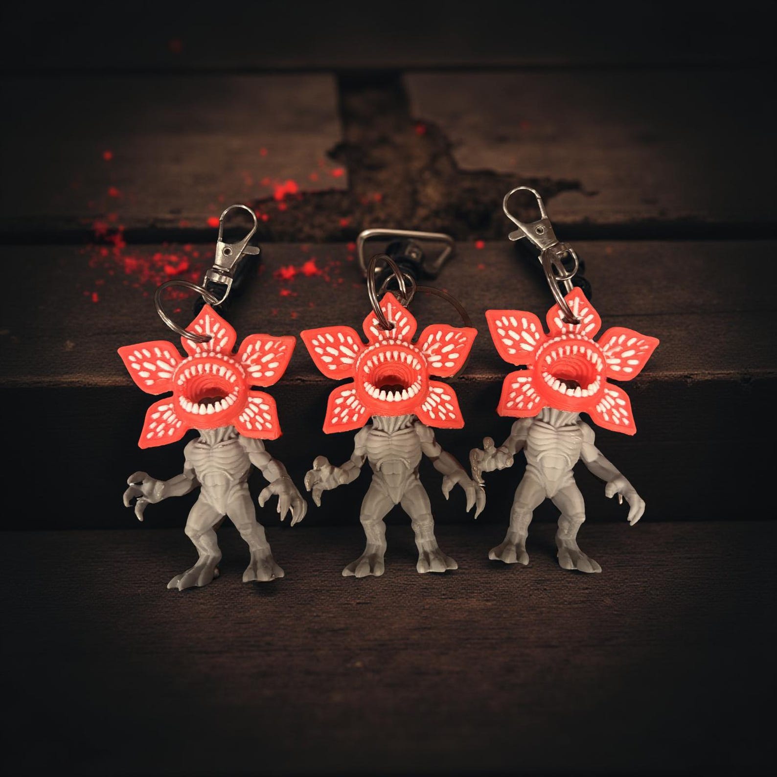 Stranger Things Demigorgon Inspired Keychain - Etsy