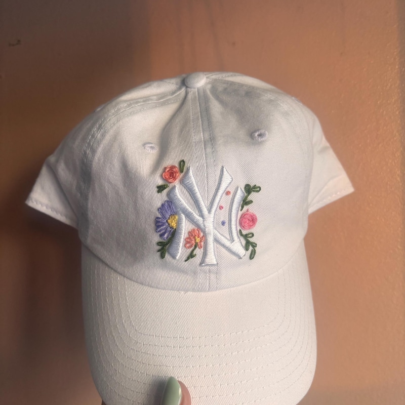 Yankees Hat Flower - Etsy