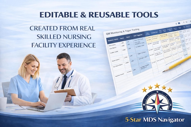 MDS Master Workflow Checklist | Daily Weekly Monthly MDS System ...