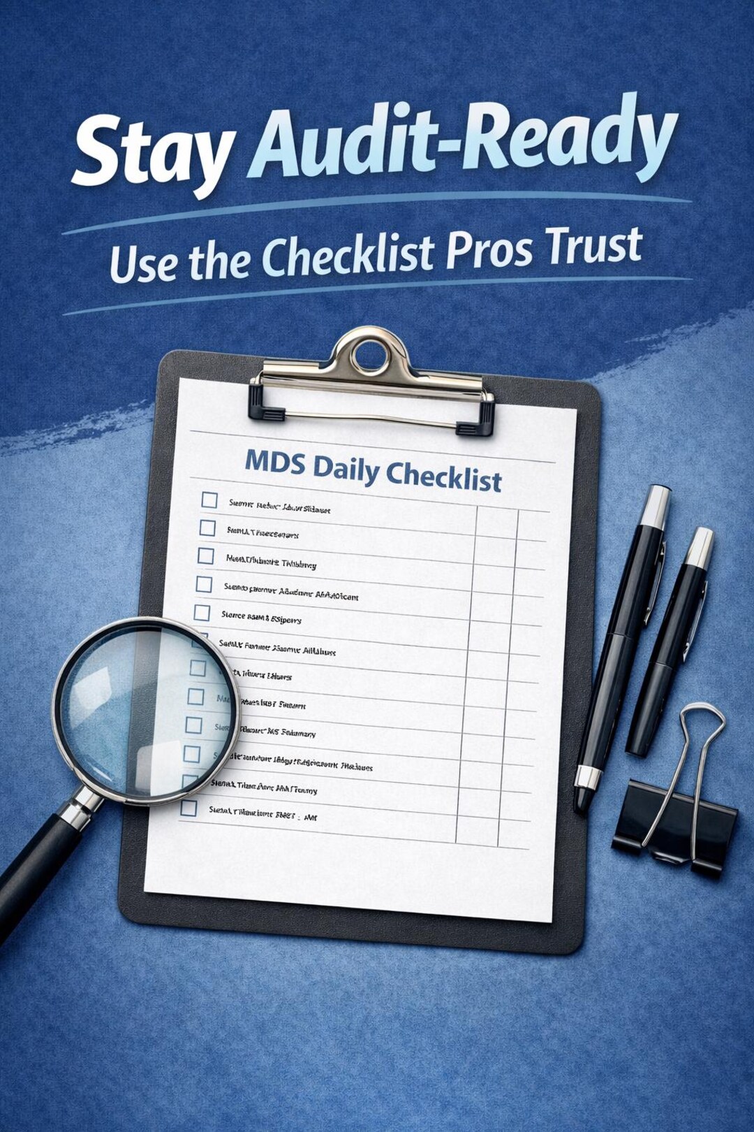 Free MDS Daily Checklist | Skilled Nursing MDS Organization Tool | SNF ...