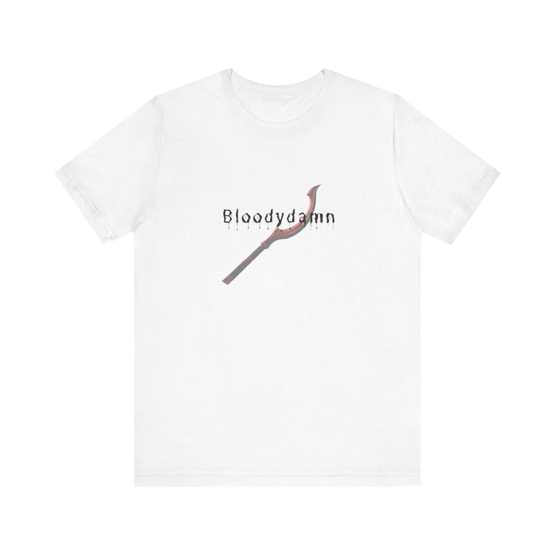 Bloodydamn Scythe Tee | Dystopian Text Graphic T-shirt- Booktok - Etsy