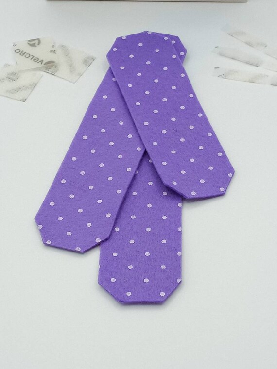 Felt Band-Aids: Merino Wool Purple Felt Polka-Dot Bandage 3 | Etsy