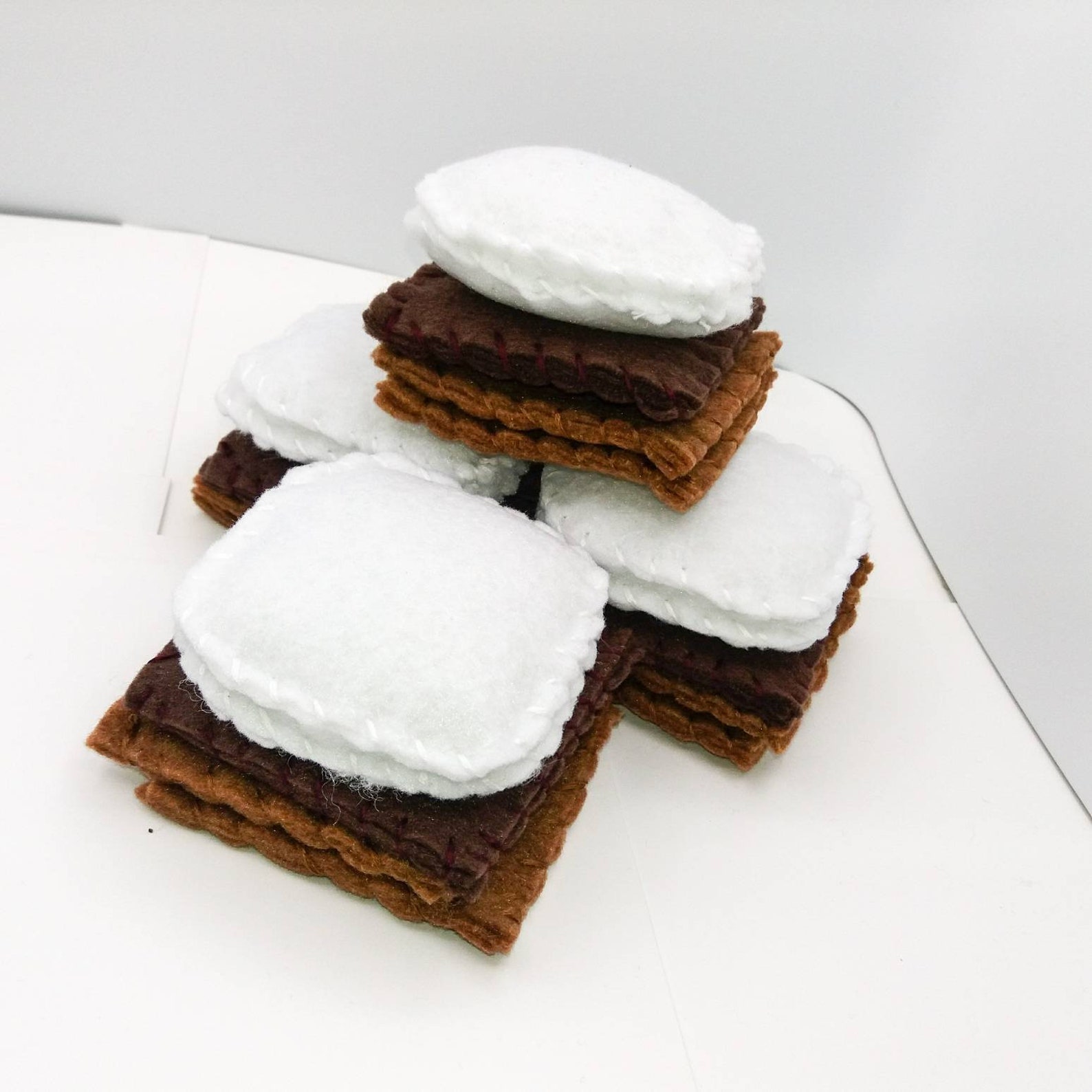 Kid's Pretend Play Food: Felt S'mores - Etsy