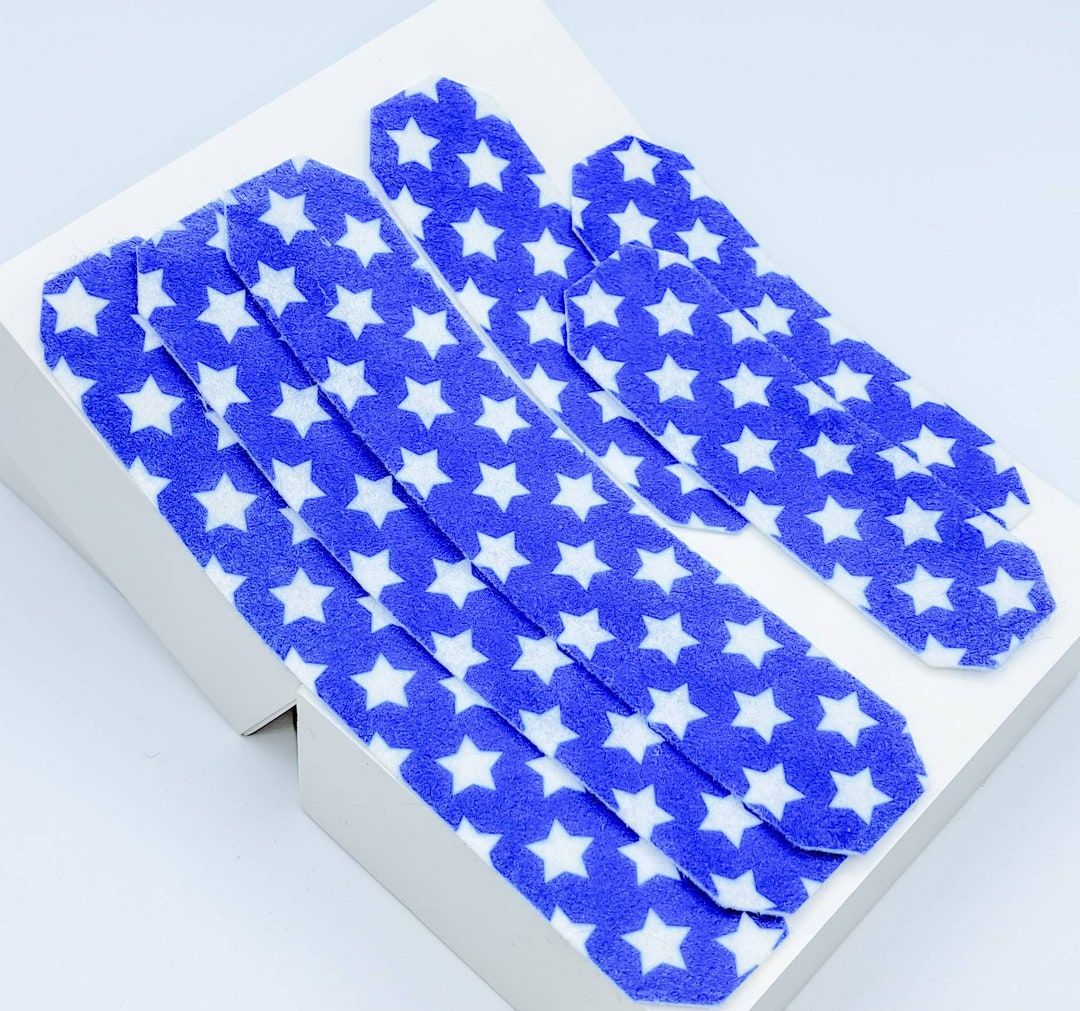 Felt Band Aids: Blue & White Stars 3 Size Pack | Felt Bandages ...