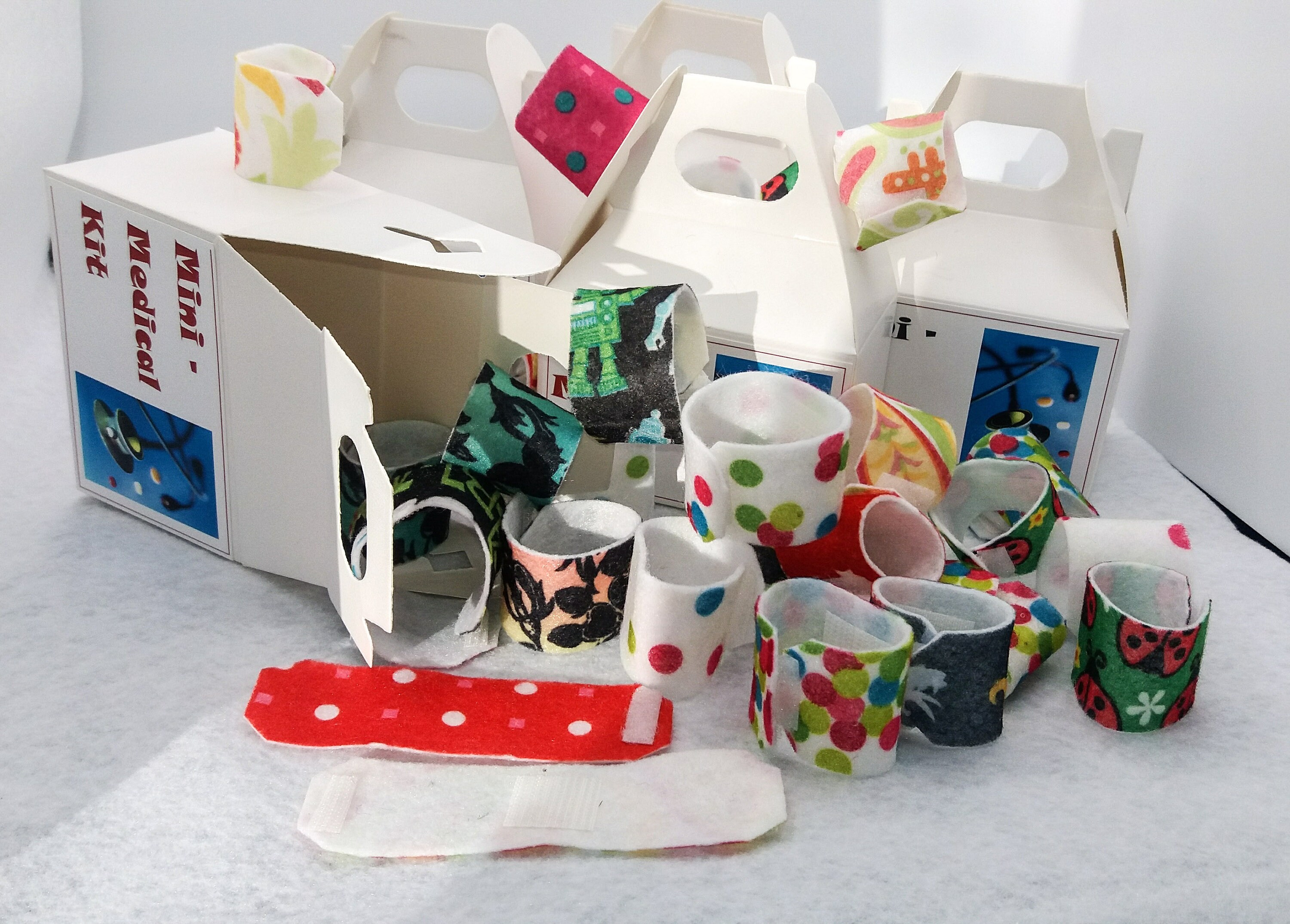 Felt Band Aids 3 Size Pack Little Ladybugs Garden Felt - Etsy