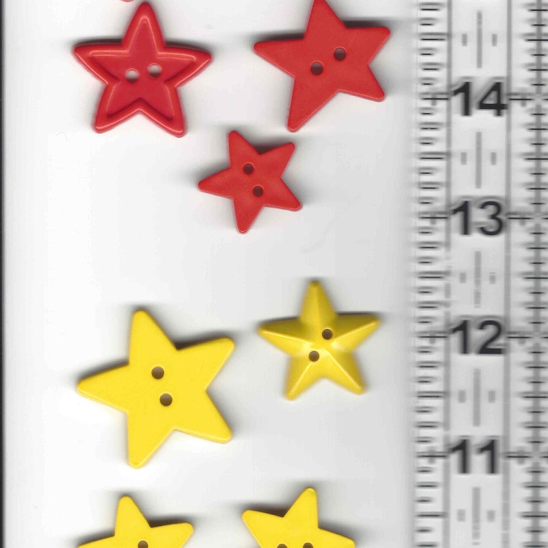 Star Buttons - Etsy