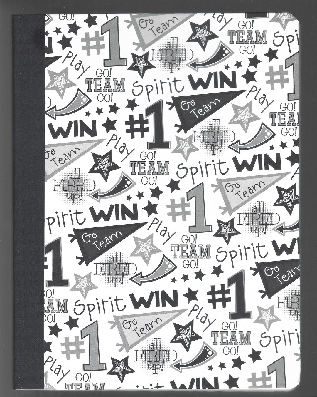 Team Spirit Cheerleading Go Team Composition Notebook | Blank Journals ...