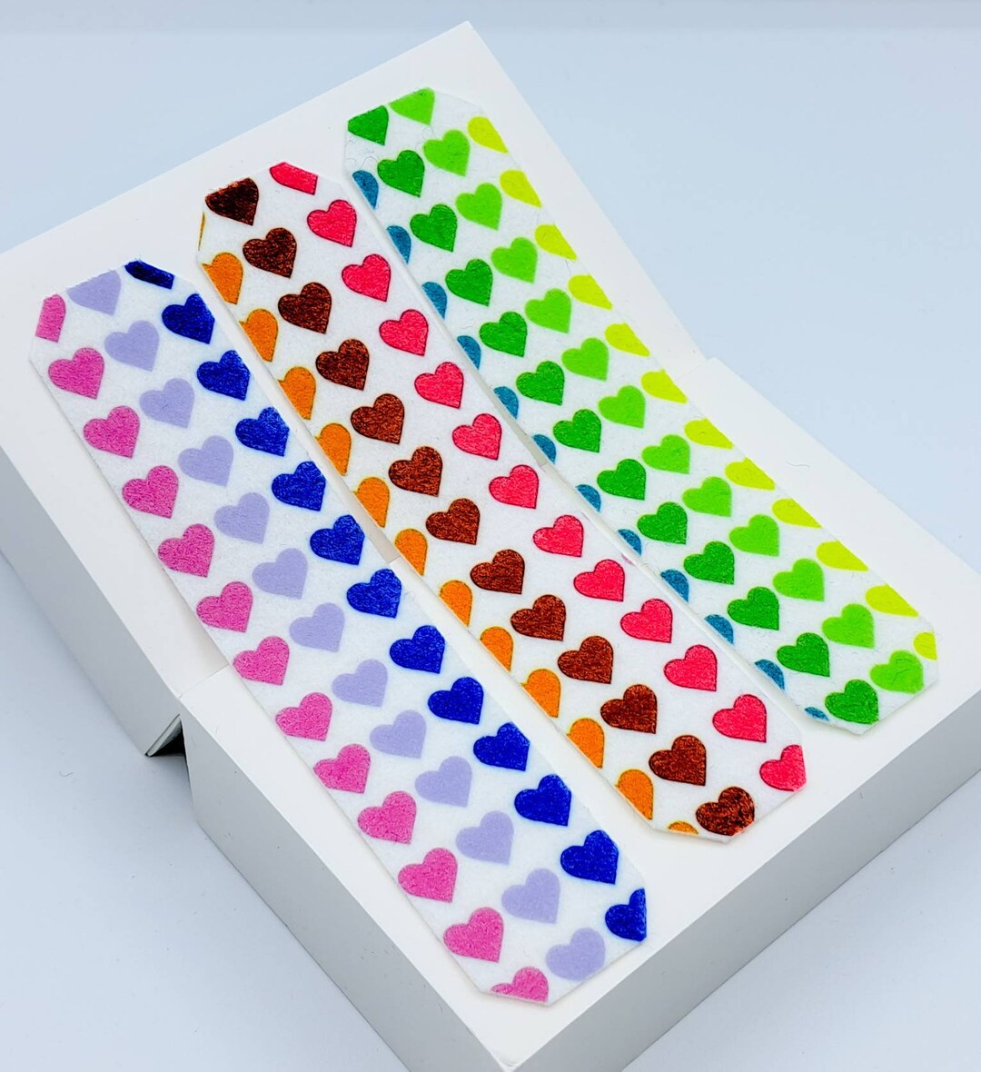 Felt Band Aids: Rainbow Hearts 3 Packs | Cute Bandages | Doctor Pretend ...