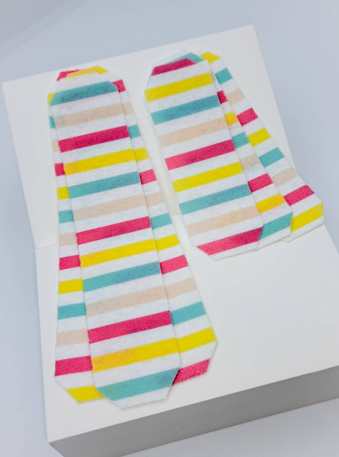 Felt Band-aids: Pastel Party Stripes Bandage 3 Packs | Doctor Bandages ...