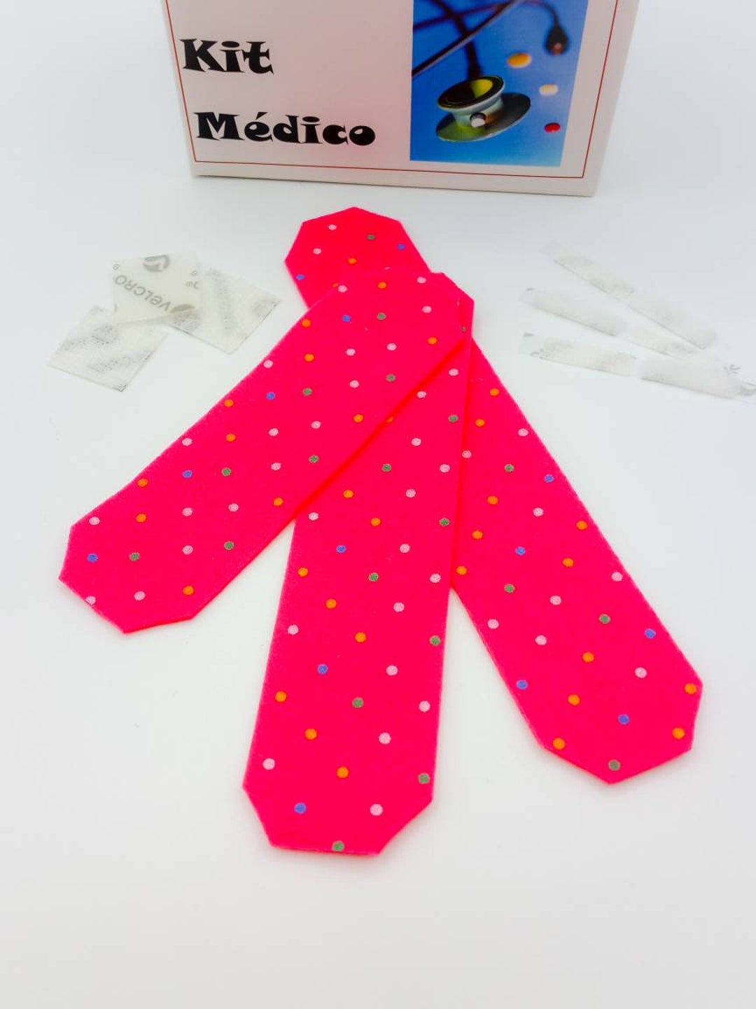Felt Band-aids: Merino Wool Felt Polka-dot Bandage 3 Packs | Doctor ...