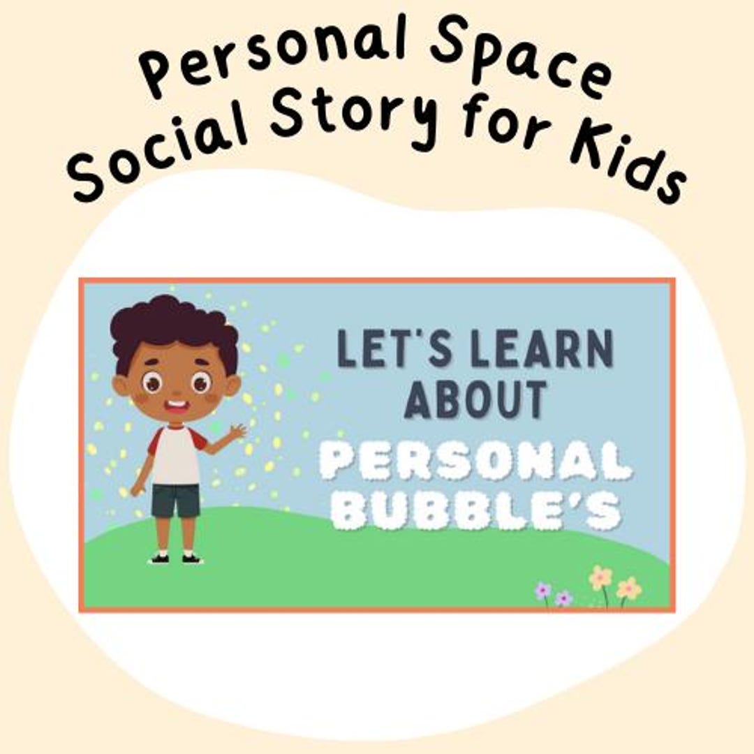 Personal Space Social Story for Kids | Social Skills & Boundaries - Etsy