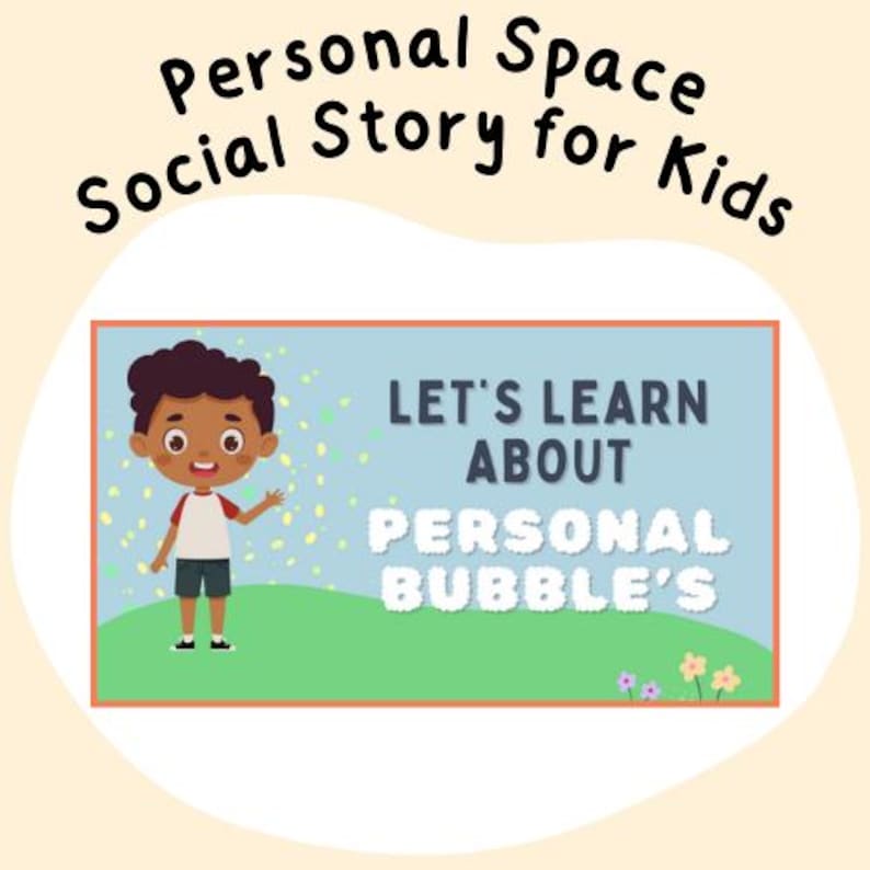Personal Space Social Story for Kids | Social Skills & Boundaries - Etsy
