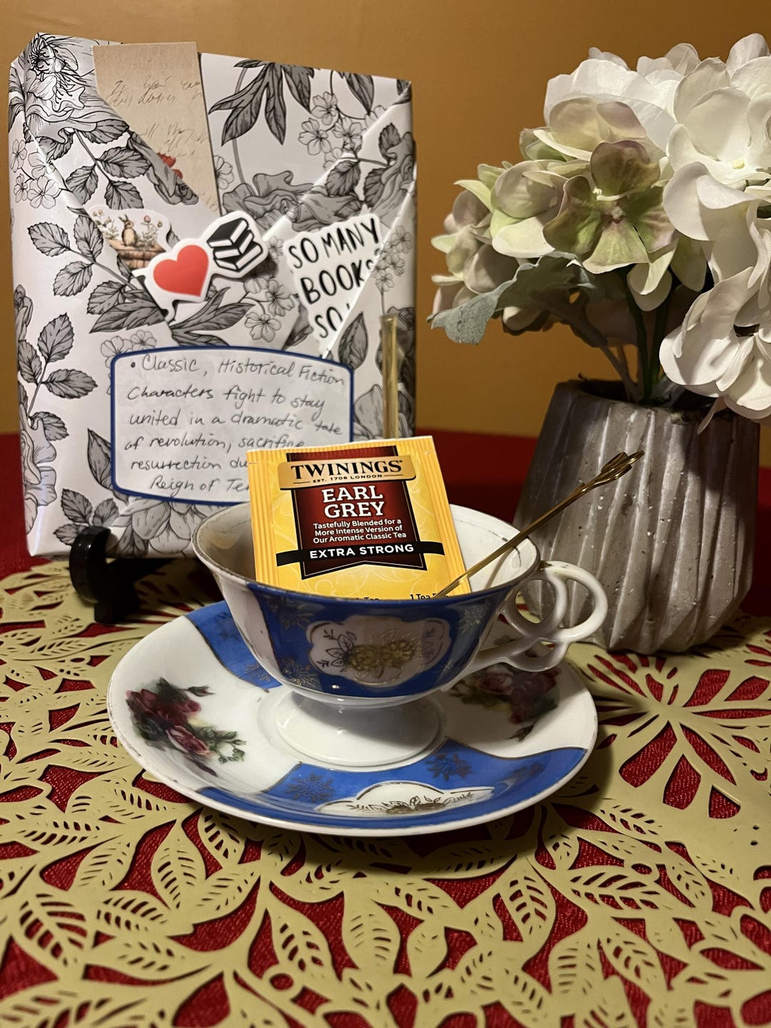 Vintage Tea Cup & Book Gift Set: Classic - Etsy