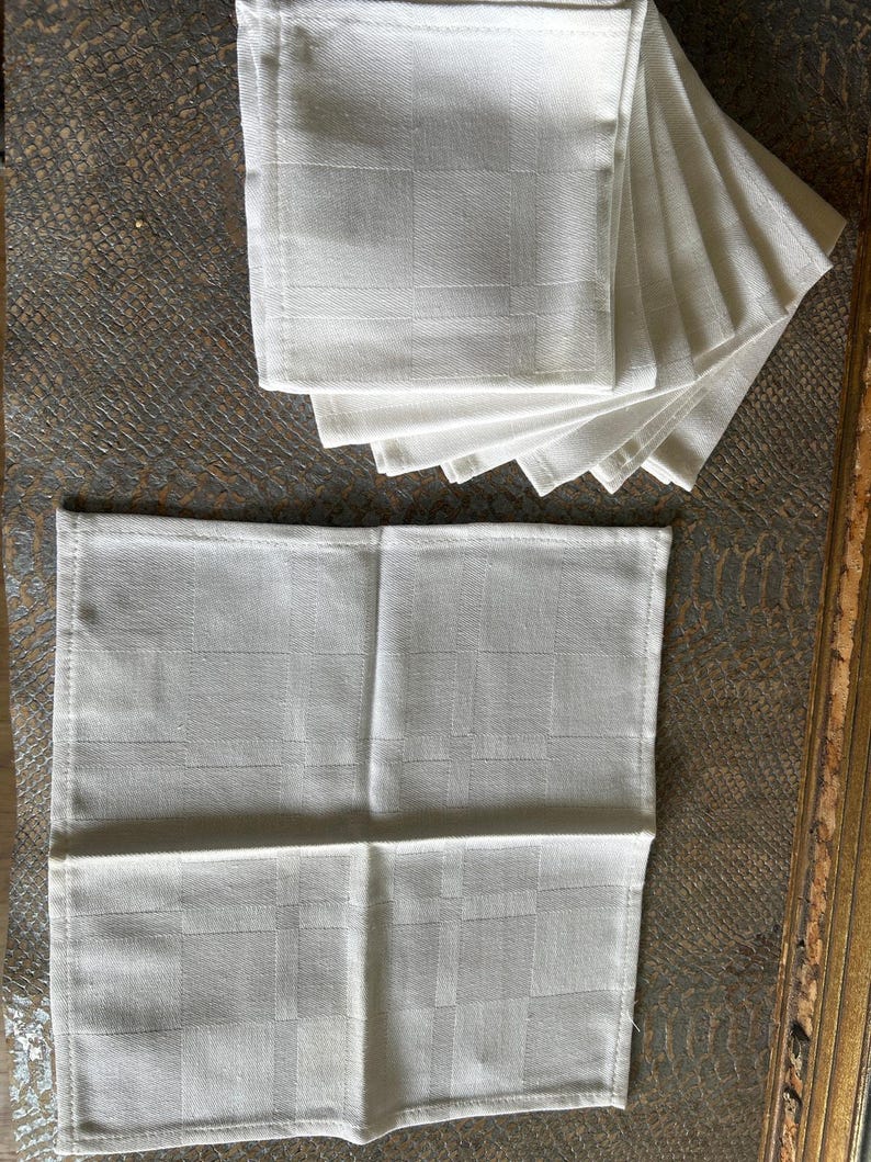 Vintage Cocktail Napkins 10 Inch, 100% Cotton - Etsy