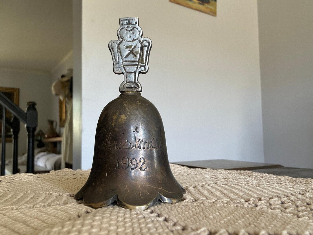 Vintage Christmas Bell 1992 Soldier - Etsy