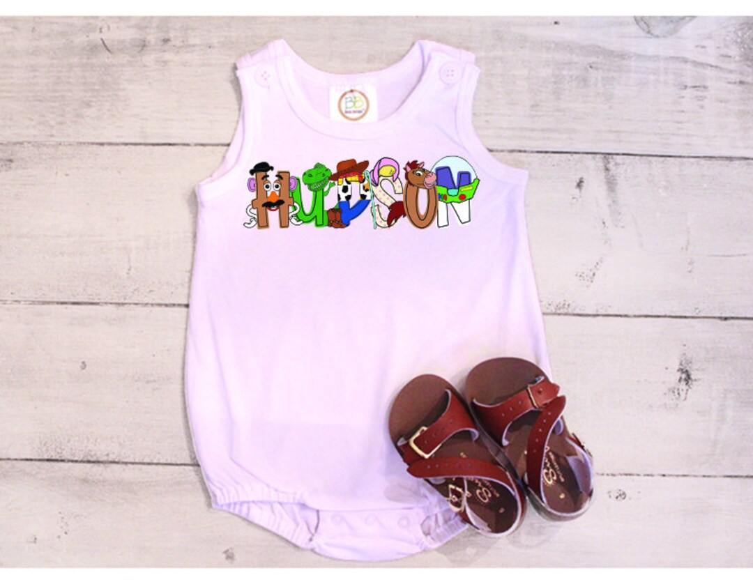 Personalized Summer Character Bubble Outfit/personalized Bubble/baby ...